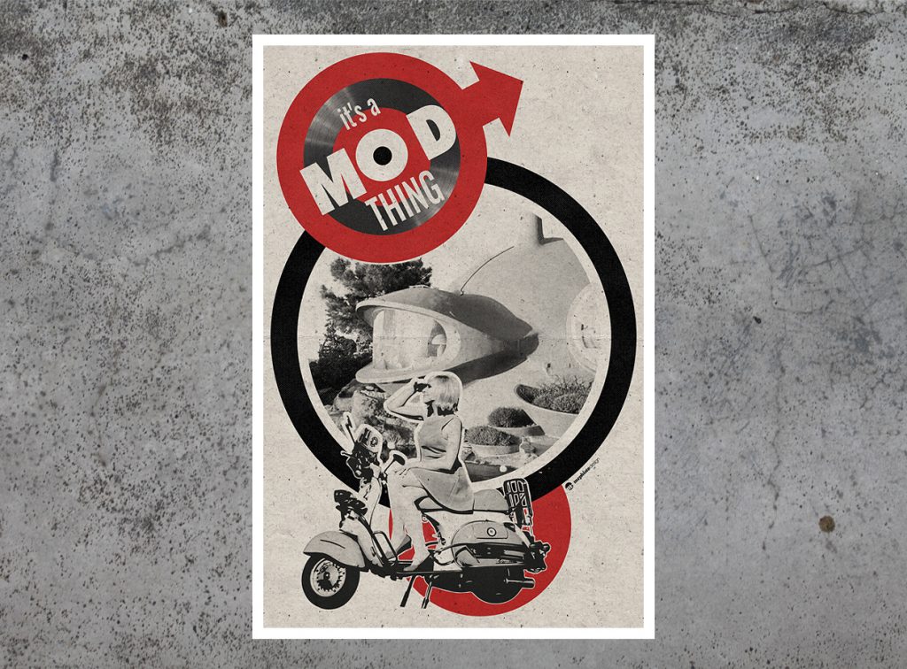 "It's a Bubble Mod Thing" tirage d'art série limitée - Mephisto Design Art