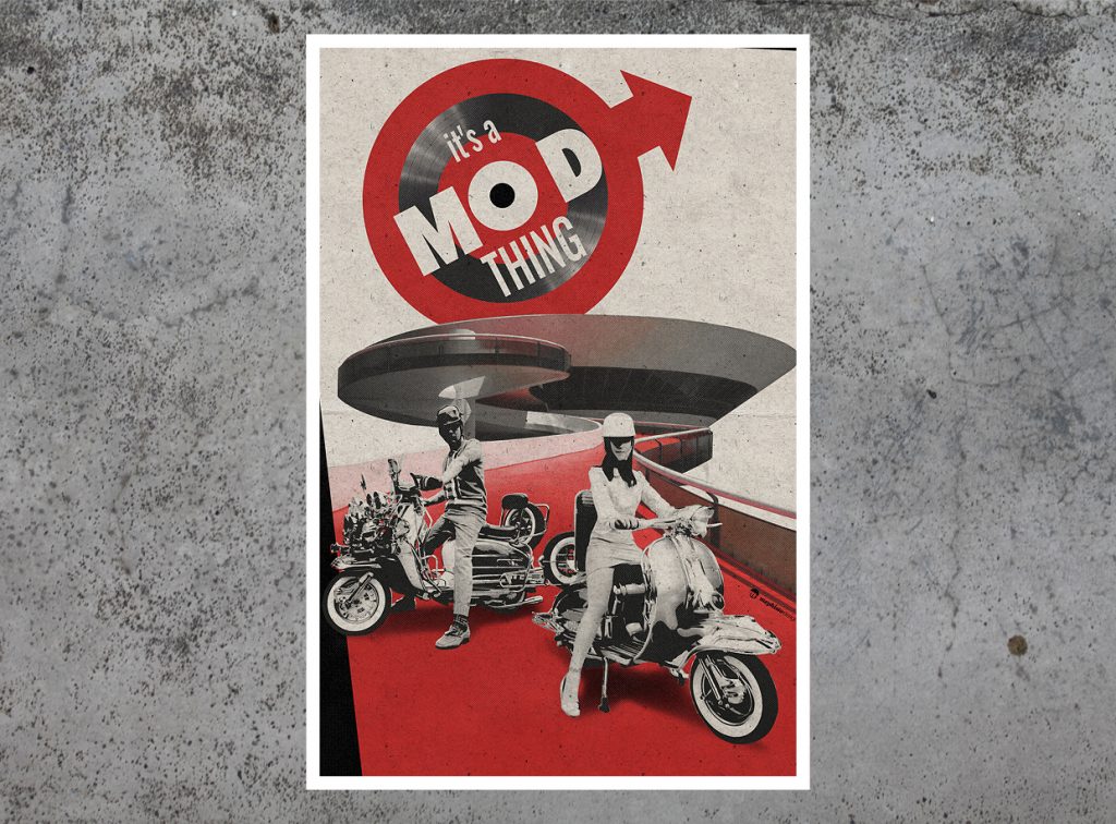 "It's a Future Mod Thing" tirage d'art série limitée - Mephisto Design Art